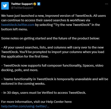 Tweetdeck New Version Will Be Exclusive To Verified Users Twitter Says