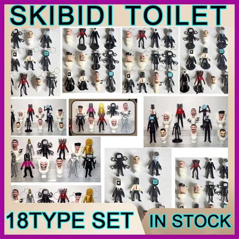 Types Skibidi Toilet Action Figurines Mini Model Set Paca Ph Shopee Philippines