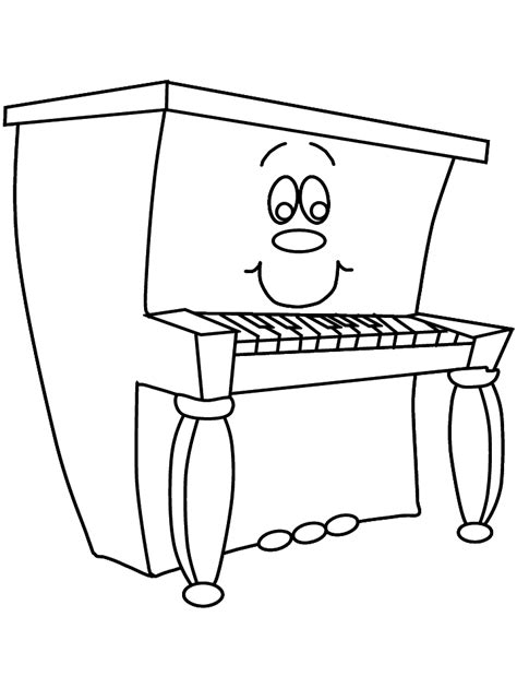 Desenho De Piano Feliz Para Colorir Tudodesenhos Images And Photos Finder