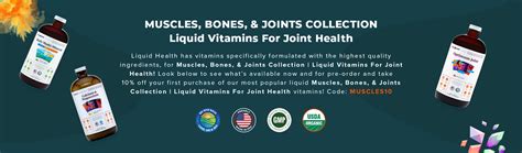 Liquid Vitamins For Bones And Joints Strong Support — Liquid Health