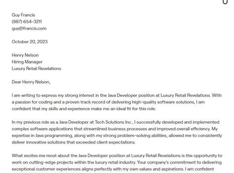 2 Java Developer Cover Letter Examples With In Depth Guidance