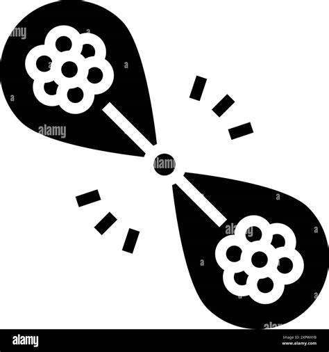 Quantum Entanglement Unsolved Mystery Glyph Icon Vector Illustration Stock Vector Image And Art