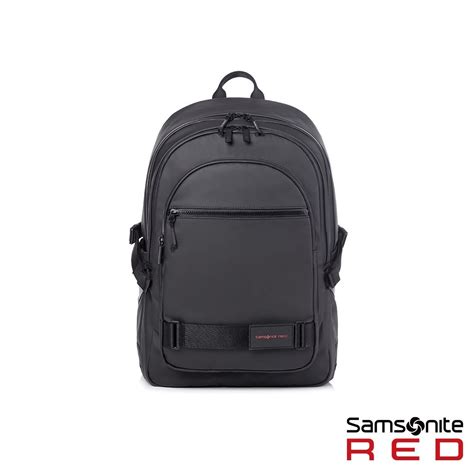 Samsonite Red 新秀麗 Stockton 防潑水多功能輕量大容量筆電後背包雙肩包通勤包電腦包156吋黑