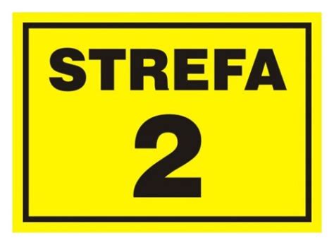 2 Strefa zagrożenia wybuchem tabliczka PCV 15x21 NB003 Cena Opinie
