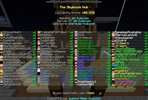 The Skyblock Hub Minecraft Skyblock Server IP Minecraft Server