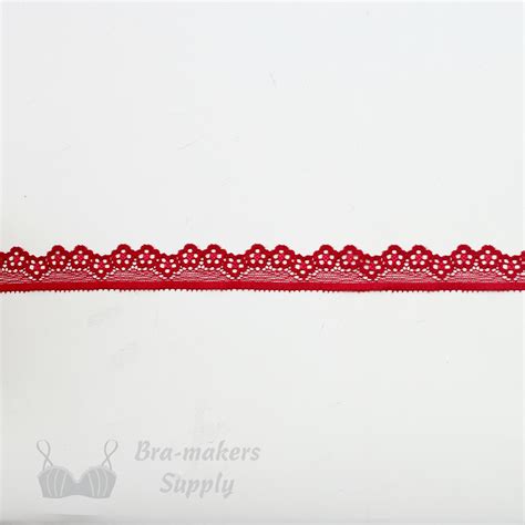 One And A Half Inch White Stretch Lace Edging Bra Makers Supply