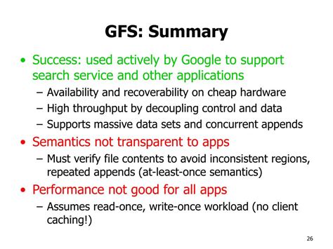 PPT GFS The Google File System PowerPoint Presentation Free
