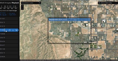 موقع Wayback Imagery أداة قوية لعرض صور الأقمار الصناعية عبر الزمن بدقة عالية Gis Arabia