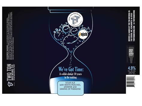 Weve Got Time An Njcb X Two Ton Collab Beer Release Njcb Your