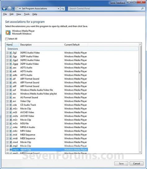Default Programs Set A Programs Default Associations Tutorials