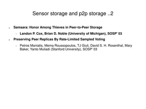 PPT CSE D Storage Systems PowerPoint Presentation Free Download ID