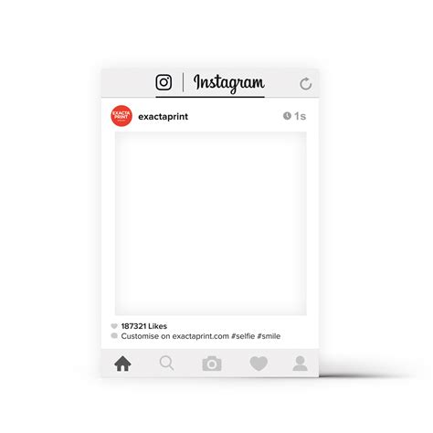 Social Media Selfie Frame Exacta Print