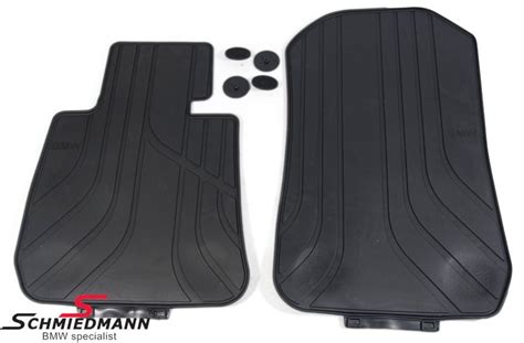 Rubber floormat set front - 51472311024, 51 47 2 311 024, 2311024, 51 ...