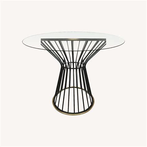 Cb2 Glass Dining Table Aptdeco