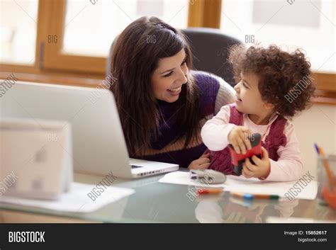 Multitasking Mother Image And Photo Free Trial Bigstock