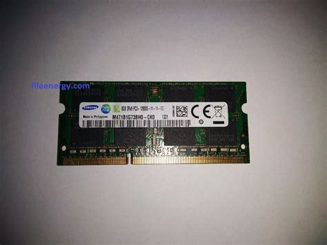 Оперативная память для ноутбука (SO-DIMM) SAMSUNG 12800S DDR3 - 8Gb ...
