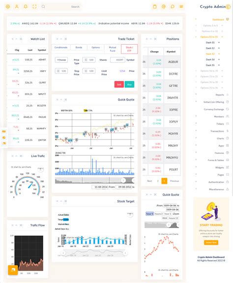 Cryptocurrency Dashboard Admin Template Bootstrap 5 With Crypto Ui Kit