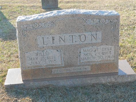 Willis Lee Linton 1876 1918 Find A Grave Memorial