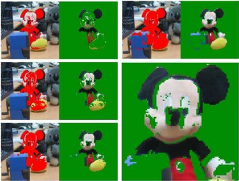 Segmentation Results By Binarization Of Rgb Color Difference Results Download Scientific