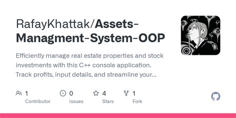 Github Rafaykhattakassets Managment System Oop Efficiently Manage Real Estate Properties And