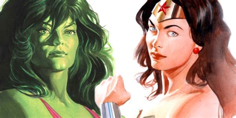 She Hulk Vs Wonder Woman Would Be An Easy Fight And Not Even Close