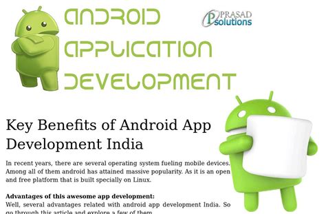 Android App Development By Prasad Solutions Readymag Android App Development Android