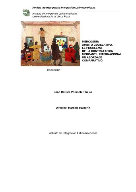 Pdf Revista Aportes Para La Integración Latinoamericana Dokumentips