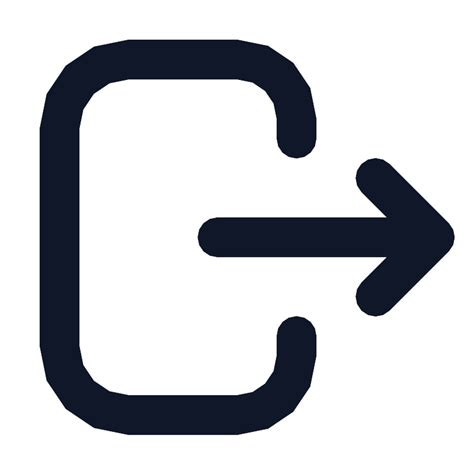 Logout Rounded Svg Vectors And Icons Svg Repo