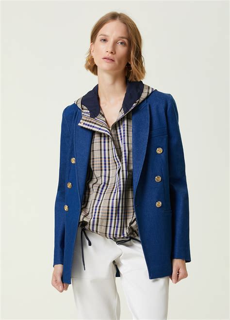 Network Slim Fit Blue Denim Jacket Blue