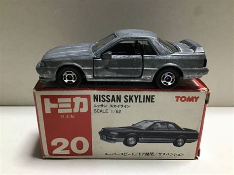 Yahooオークション トミカ 赤箱 20 日産 スカイライン Gts R31 無塗