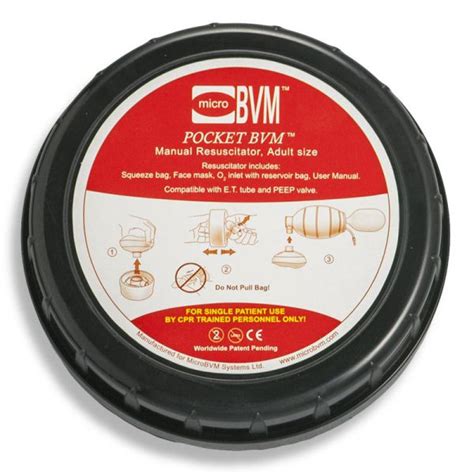 Pocket Bvm Black Case Chinook Medical Gear