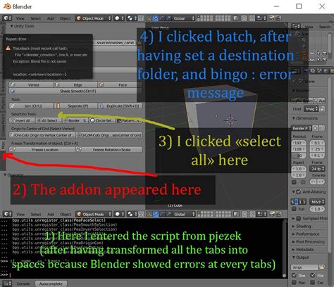Problem While Exporting From Blender To Unity3d Using A Python Addon
