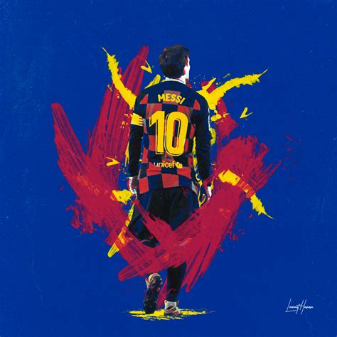 Lionel Messi Fc Barcelona Poster Behance