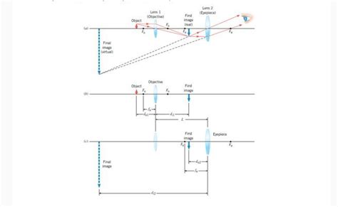 Solved In A Compound Microscope The Focal Length Of The Chegg