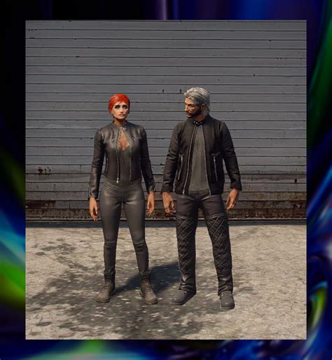 Leather Jacket For Mp Femalemale 10 Gta 5 Mod