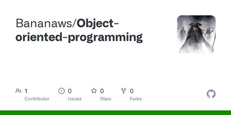 Github Bananaws Object Oriented Programming