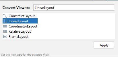 Layout Linearlayout