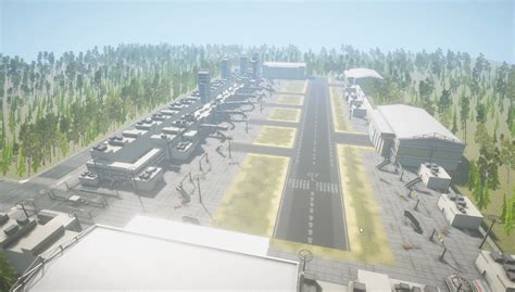 Airport Level Unity 3D Model By Gamemasters Codester