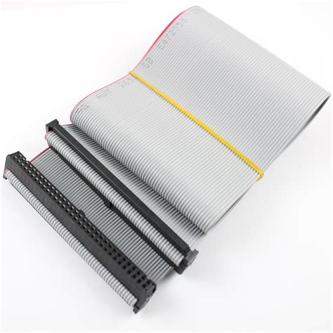 2Pcs 2 54mm Pitch 2x32 Pin 64 Pin 64 Wire IDC Flat Ribbon Cable Length