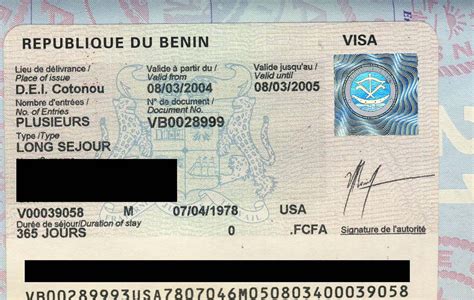 Benin Visa Documents Required Embassy N Visa