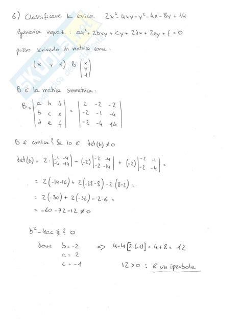 Elaborato Analisi Matematica E Geometria