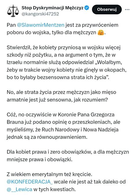 Mężczyźni w Polsce są dyskryminowani Wykop pl