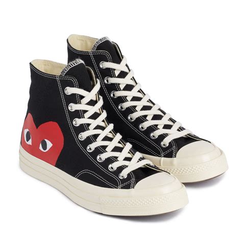Play Converse Chuck Taylor All Star 70 High Black Dr Shoes Sapatos Divertidos Grunge Outfits