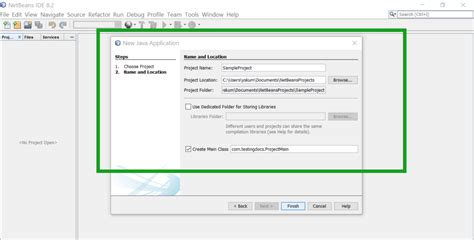 create java project using netbeans ide