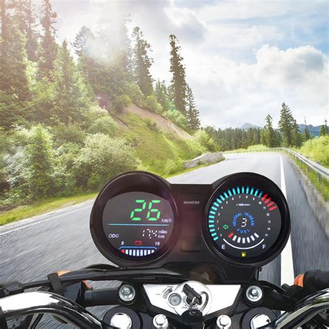 Painel Digital LED Para Motocicleta Veloc Metro Para CG125 Medidor De