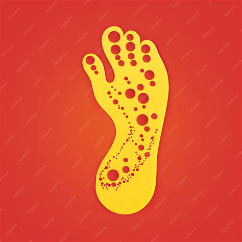 Premium Ai Image Illustration Of Females Red Footprint Vector