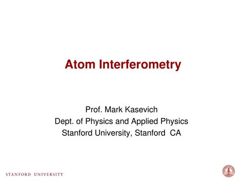 Ppt Atom Interferometry Powerpoint Presentation Free Download Id