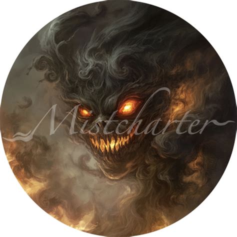 Smoke Mephit Game Tokens For Vtt And Ttrpg Mistcharter Maps