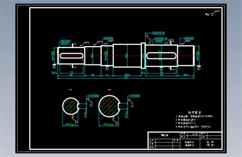 二级圆柱展开式直齿 电机 V带 减速器 工作机 F 2400 V 1 3 D 300 10年1班 1 Autocad 2004 模型图纸