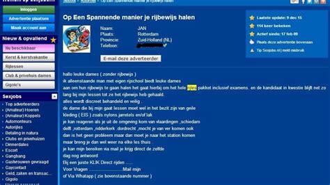 Seks In Ruil Voor Rijlessen Mag Gewoon Nos
